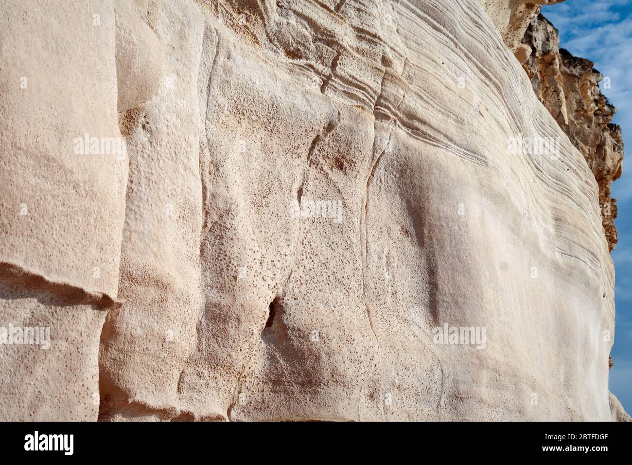 Surface sandy rock. Rocky shore of the Caspian Sea Stock Photo - Alamy