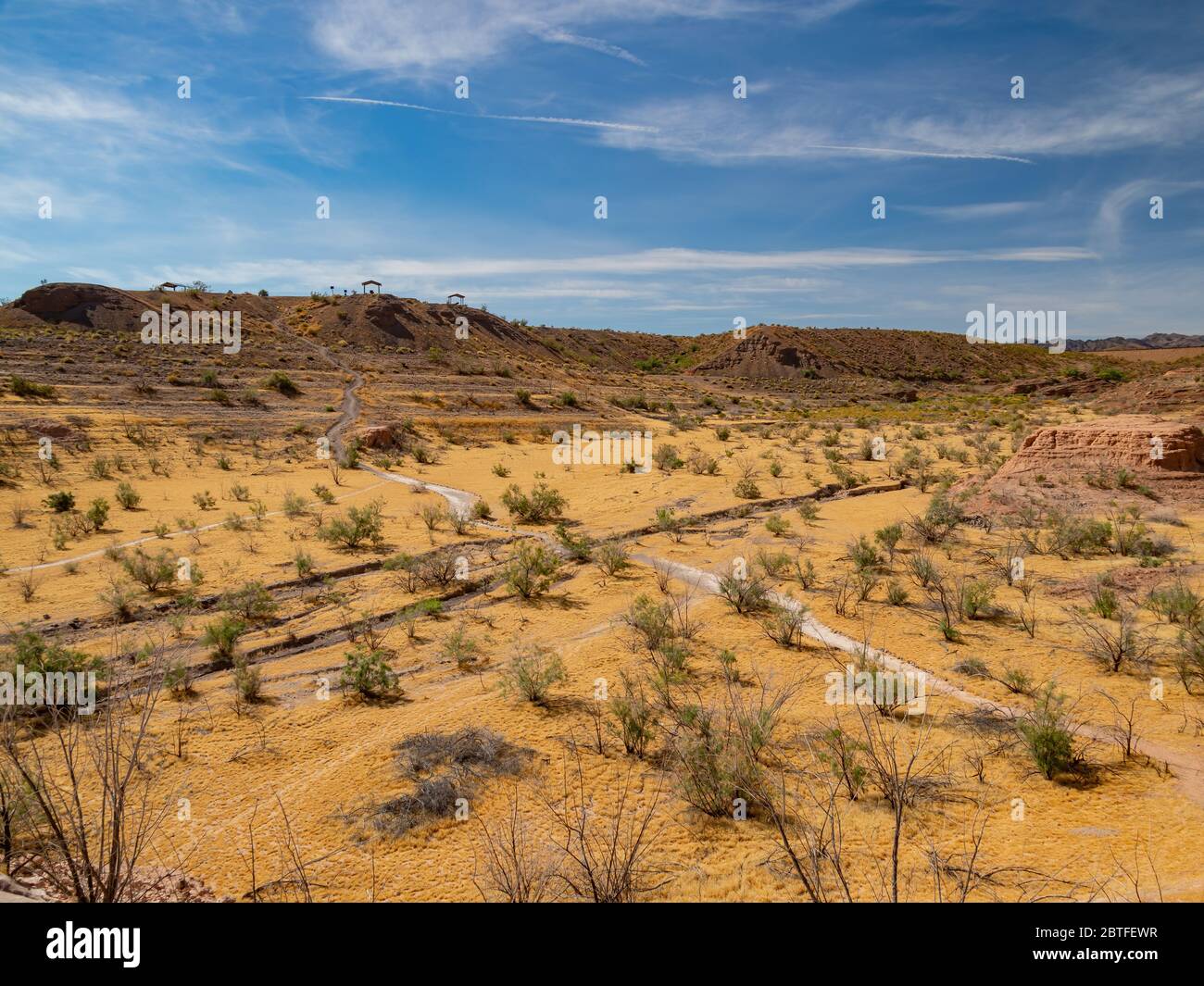 Beautiful along the famous White Owl Canyon trail at Lake Mead, Nevada ...