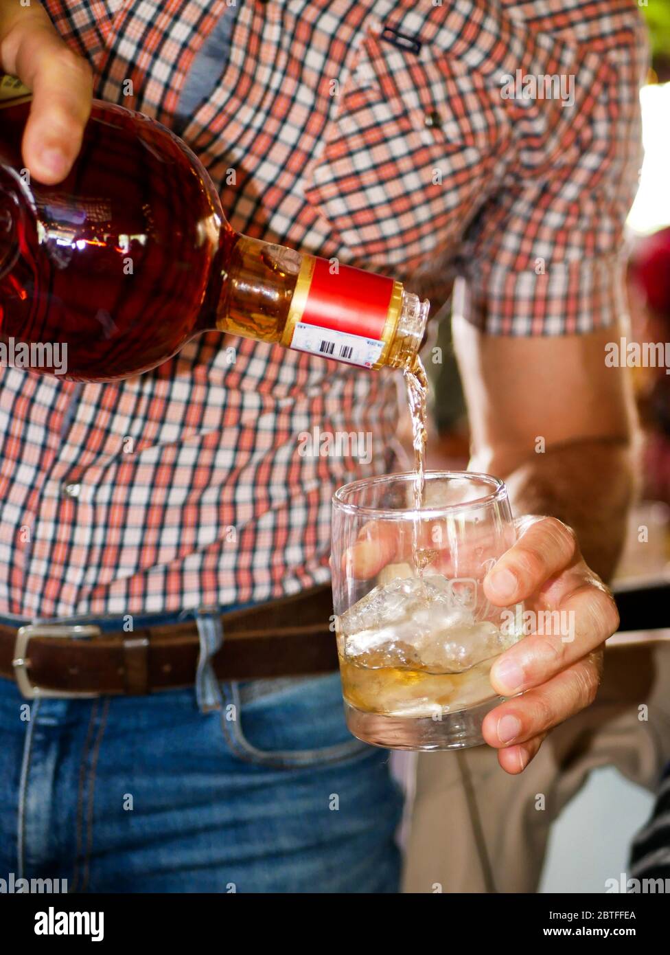 Dark rum bottle hi-res stock photography and images - Alamy