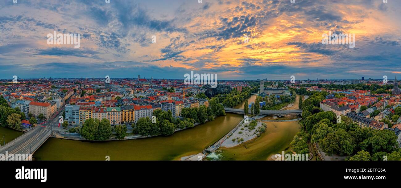 Munich capital city bavaria skyline hi-res stock photography and images ...