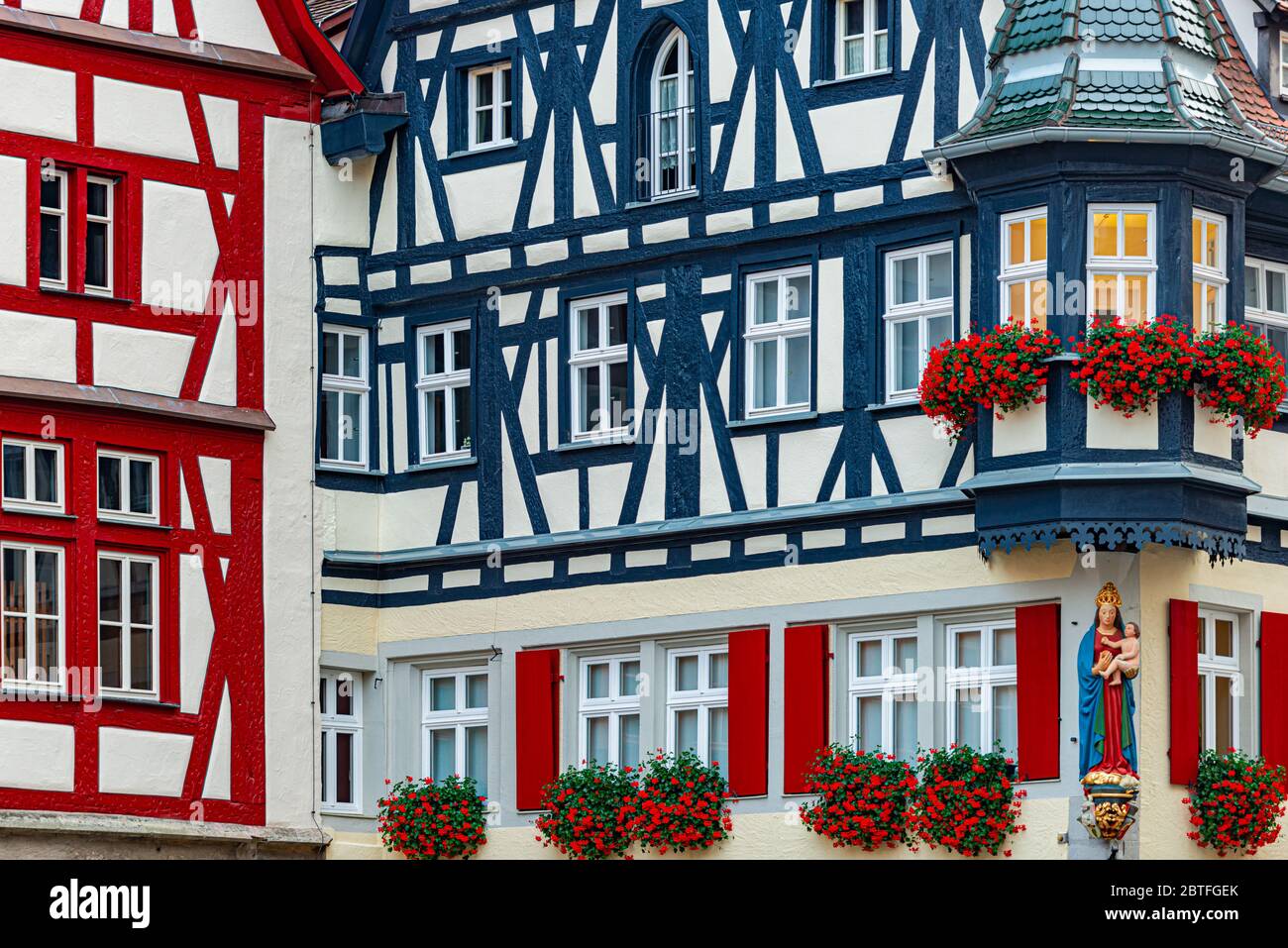 Rothenburg Ob Der Tauber city in Bavaria, Germany. Architecture of old ...