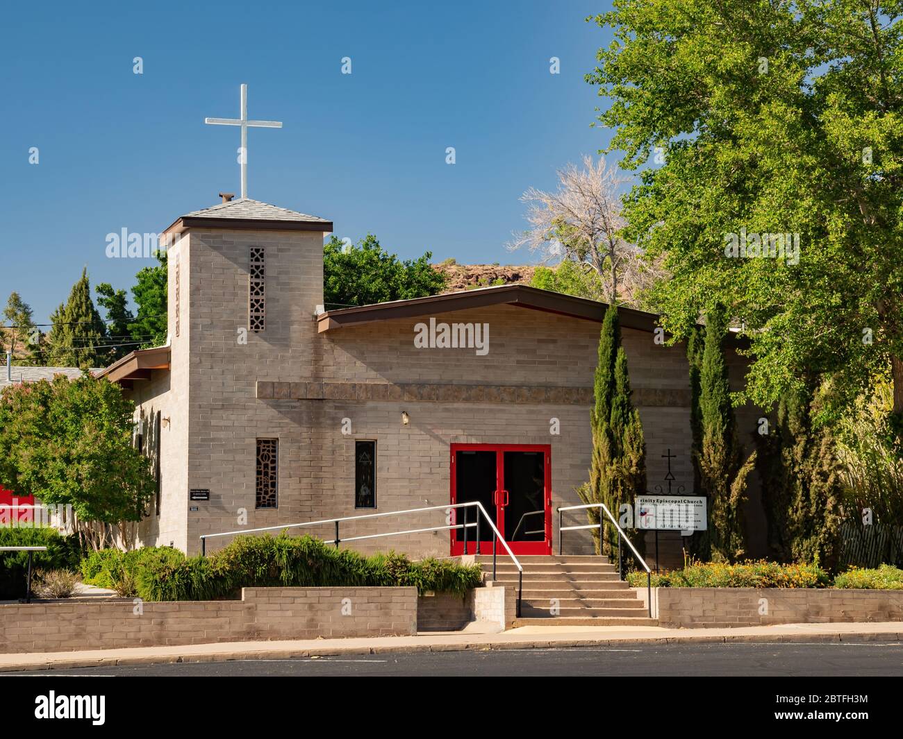 Kingman, MAY 23, 2020 - Exterior view of the Trinity Episcopal Church ...