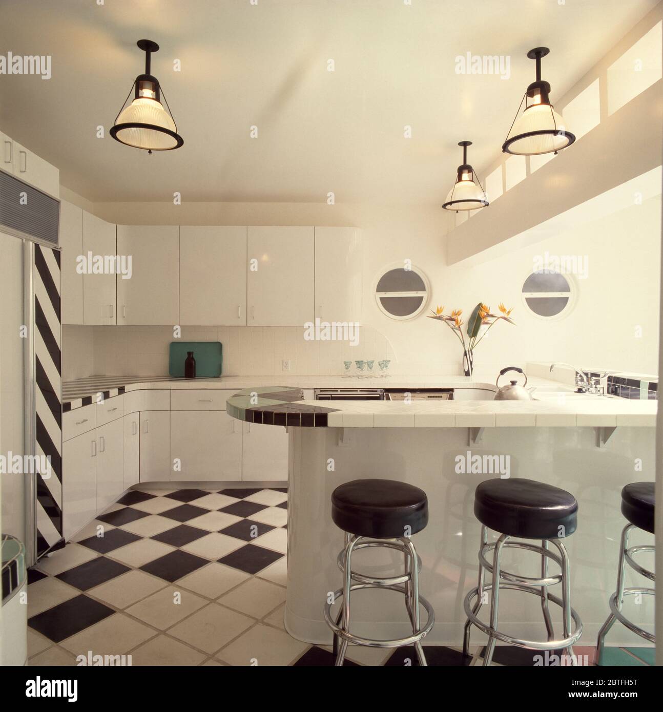 Chrome stools hi-res stock photography and images - Alamy