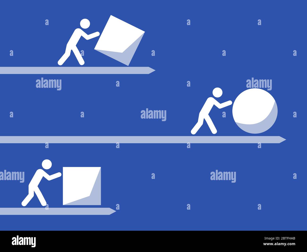 Group of people roll square and one individual pointing in different ...