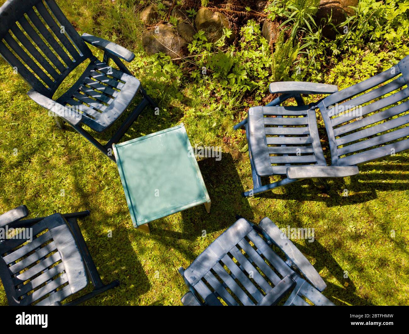 Chairs above folding hi-res stock photography and images - Alamy