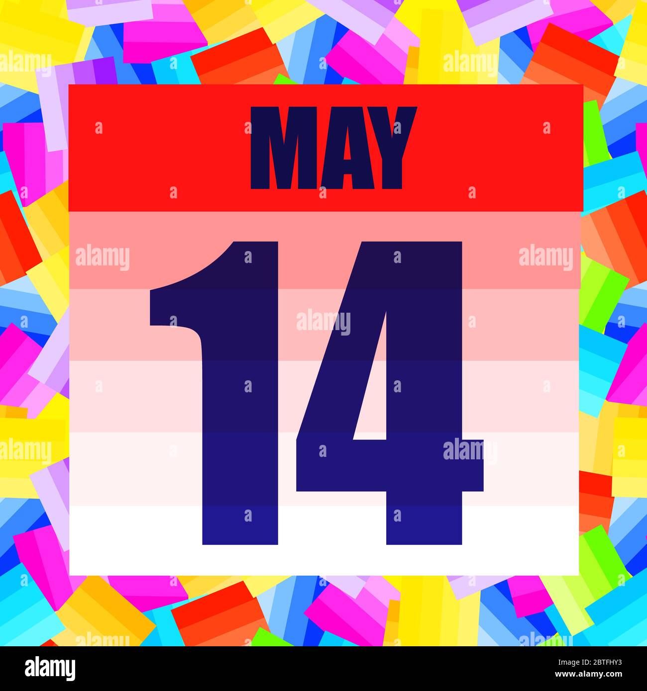 May 14 icon. For planning important day. Banner for holidays and ...