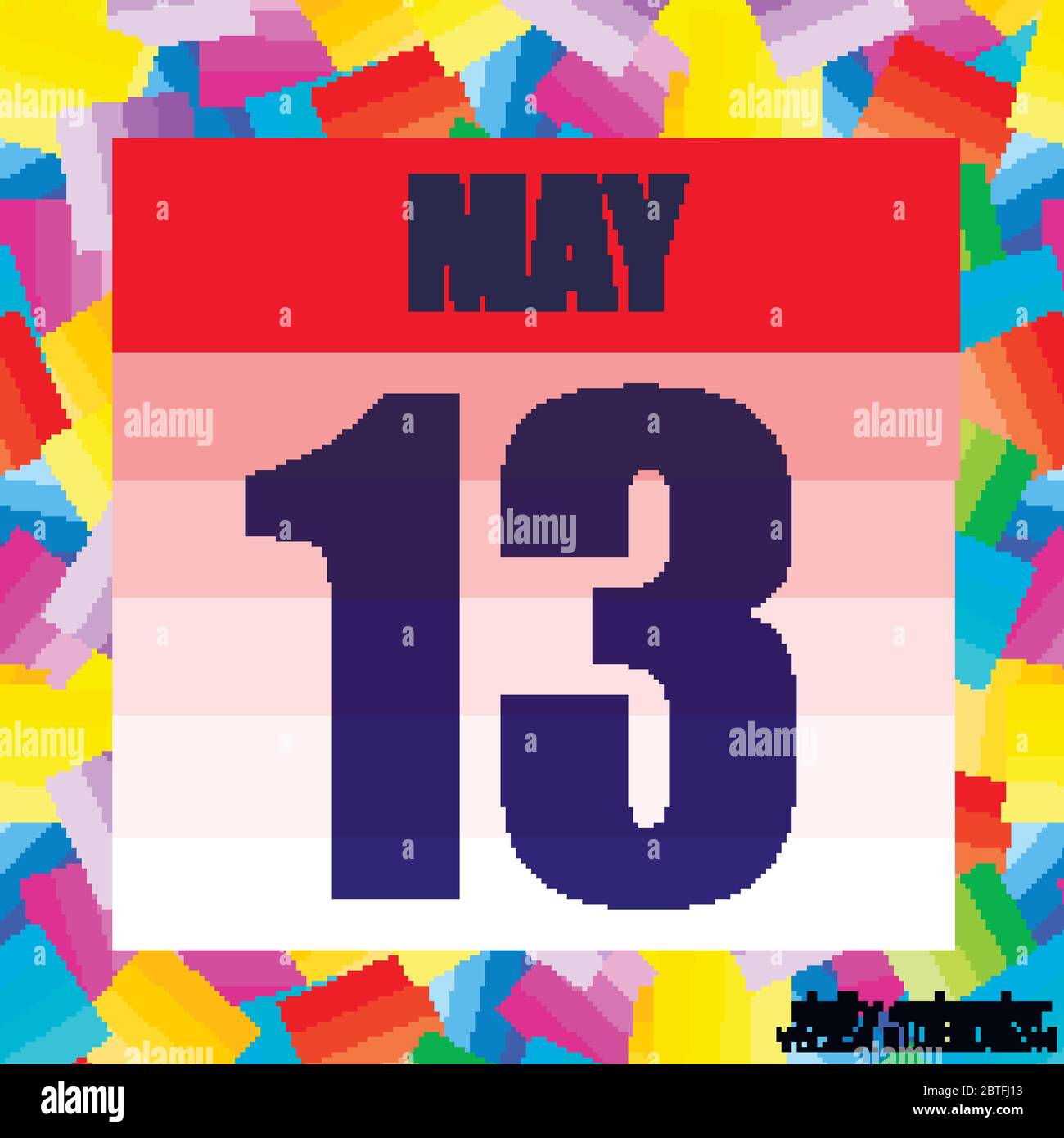 May 13 icon. For planning important day. Banner for holidays and ...
