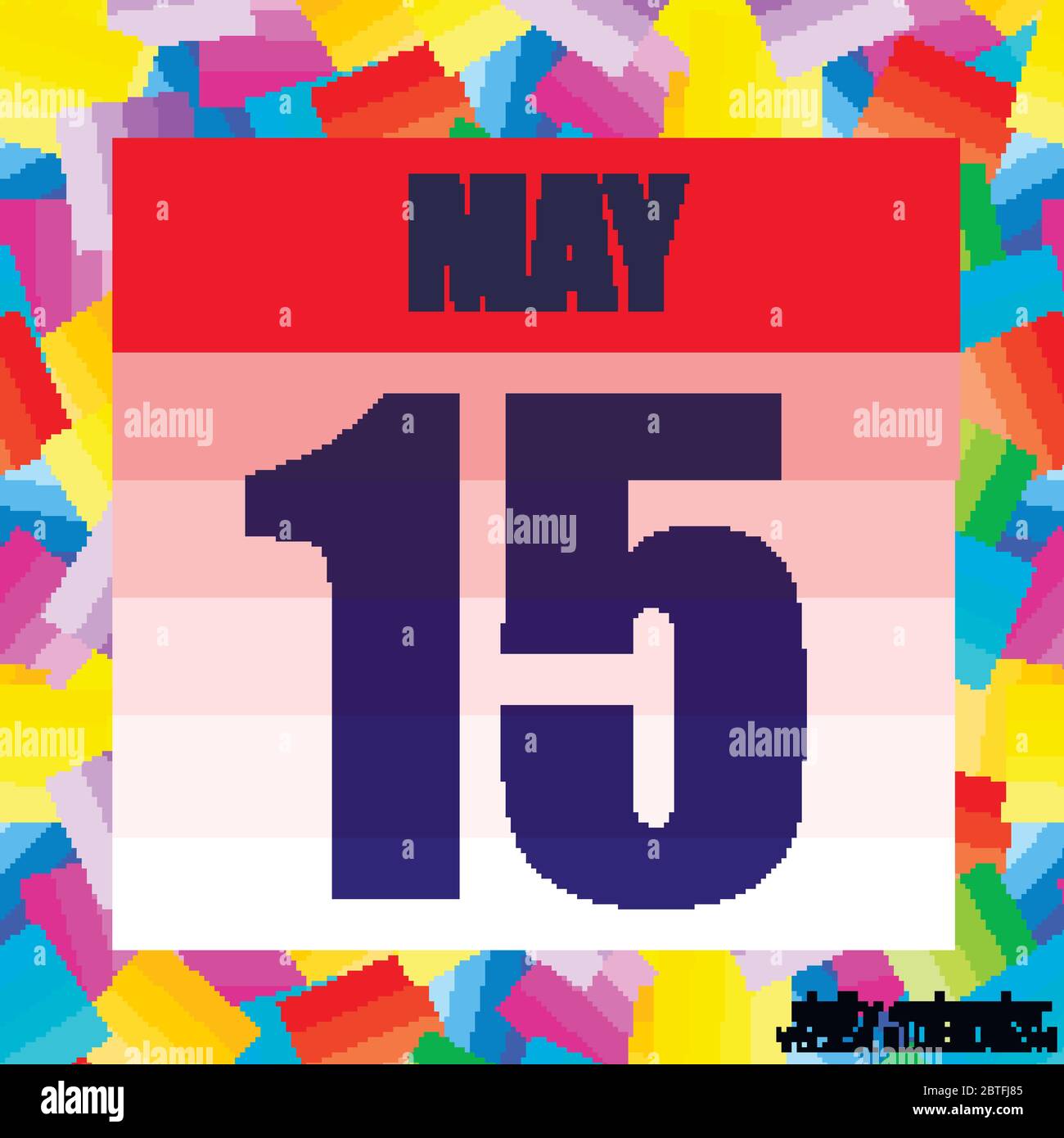May 15 icon. For planning important day. Banner for holidays and ...