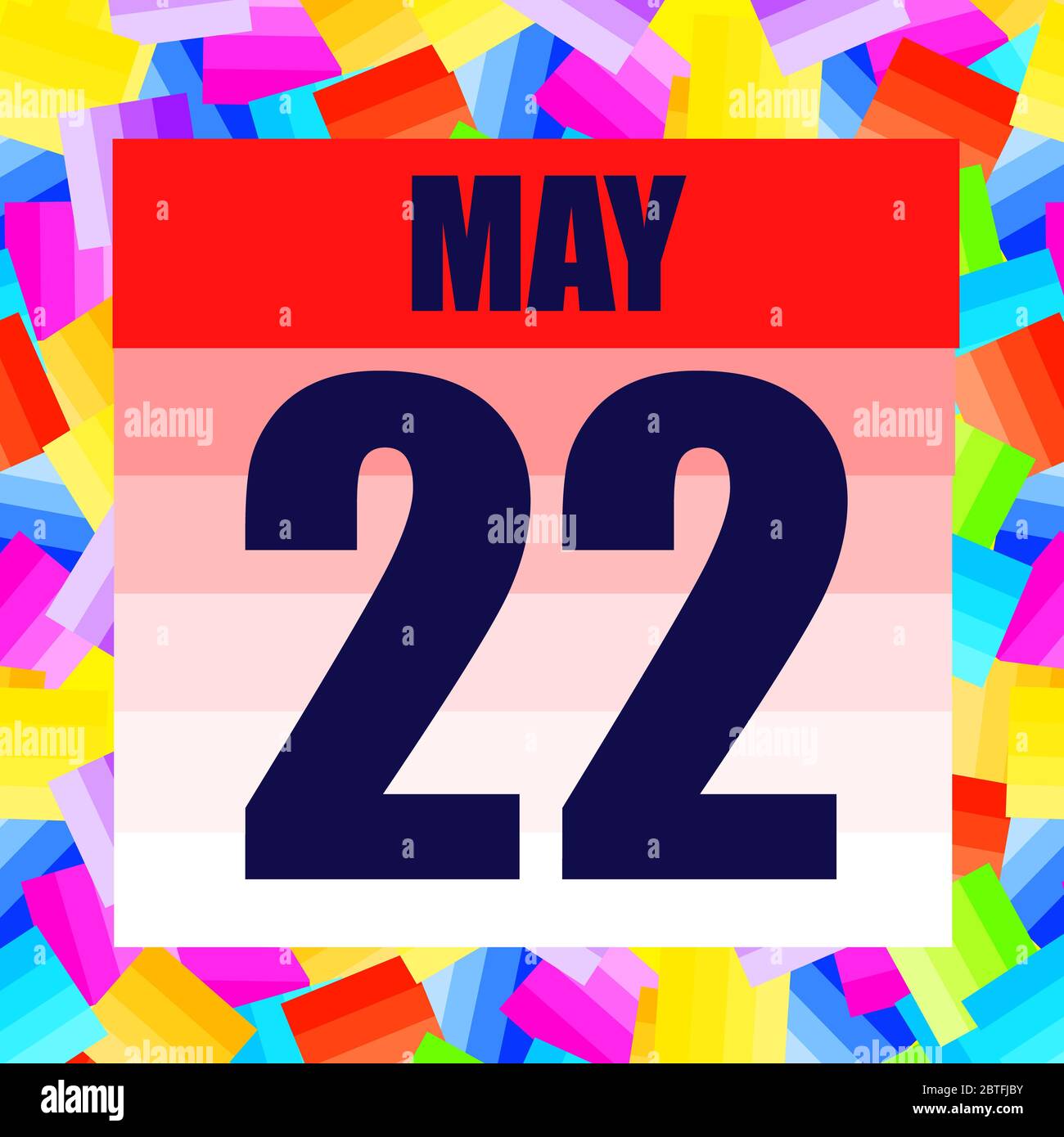 May 22 icon. For planning important day. Banner for holidays and ...