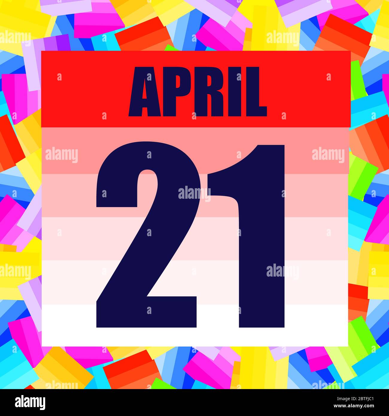 21 april calendar hi-res stock photography and images - Alamy