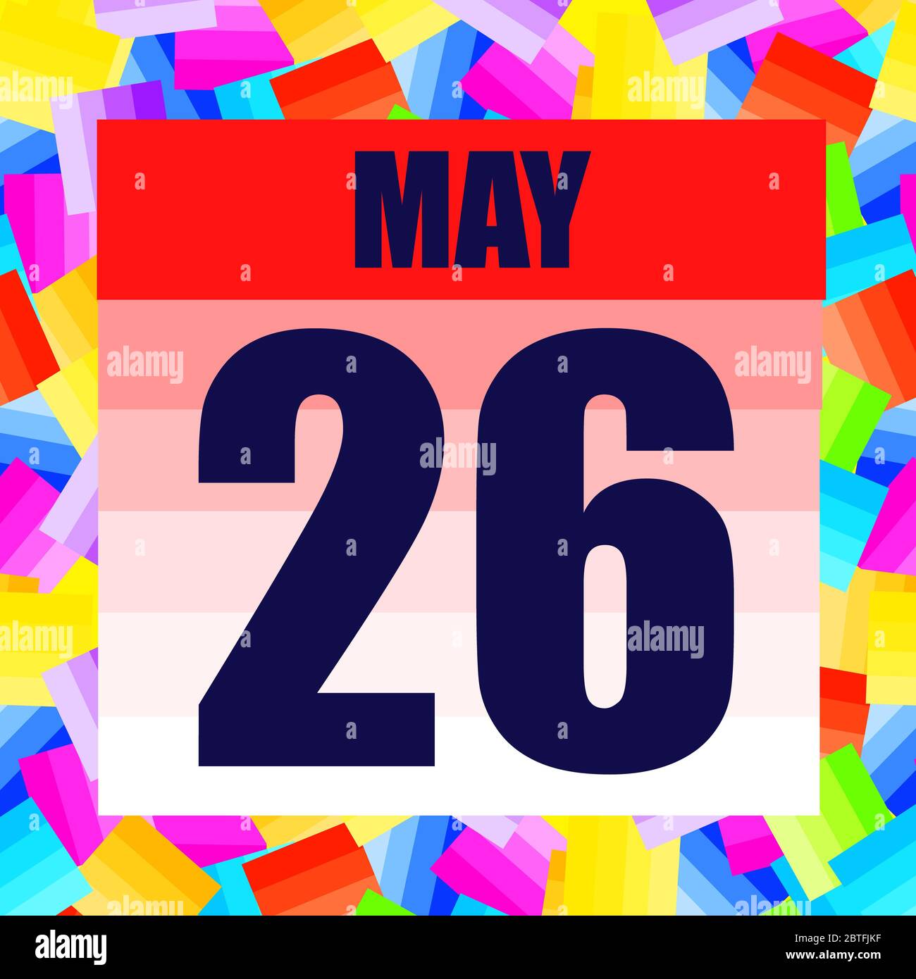 May 26 icon. For planning important day. Banner for holidays and ...