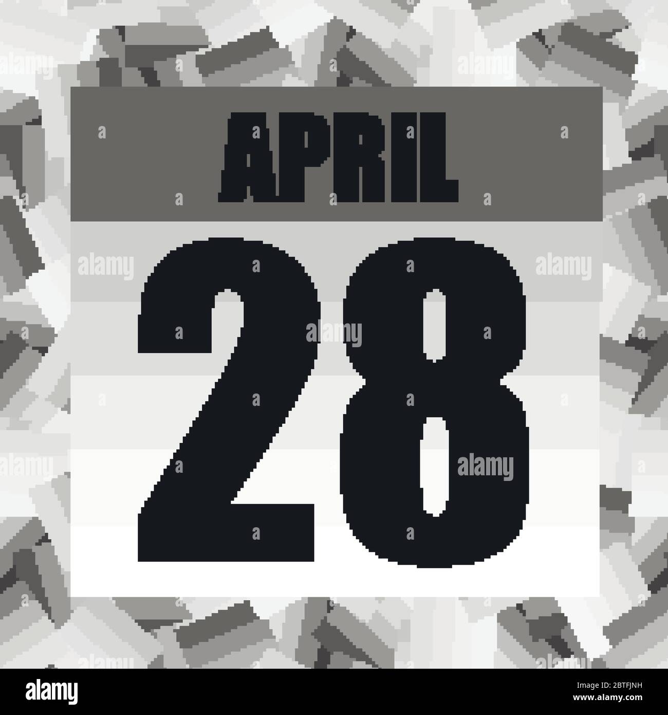April 28 icon. For planning important day. Banner for holidays and ...