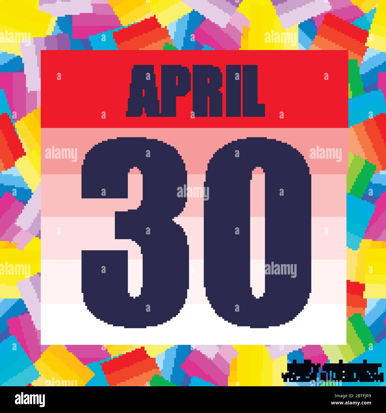 April 30 icon. For planning important day. Banner for holidays and ...