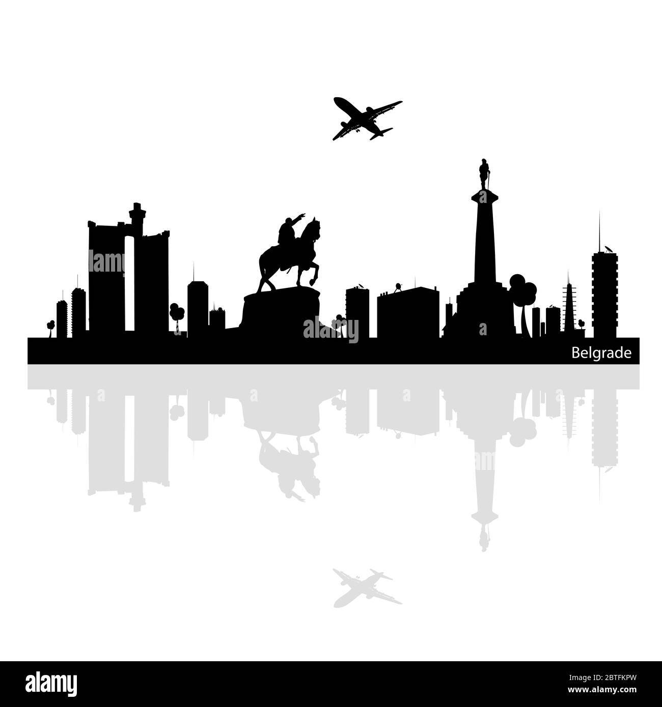 belgrade vector illustration Stock Vector Image & Art - Alamy