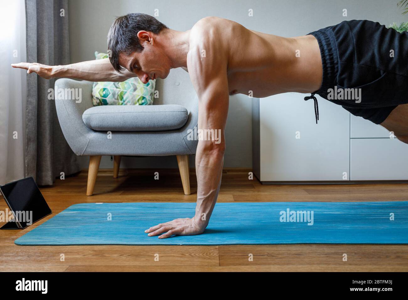 Hand plank hi-res stock photography and images - Alamy