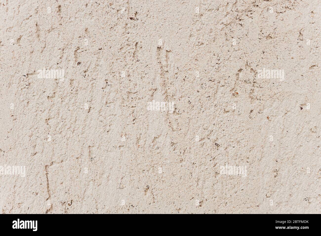 Wall with the application of concrete preparations for finishing putty ...