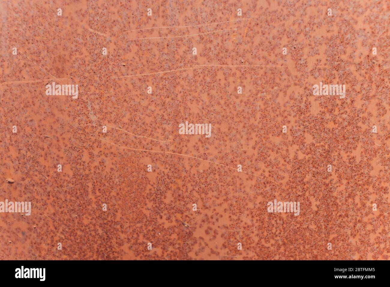 Steel walkway mats sprayed red rust.Iron surface rust Stock Photo - Alamy