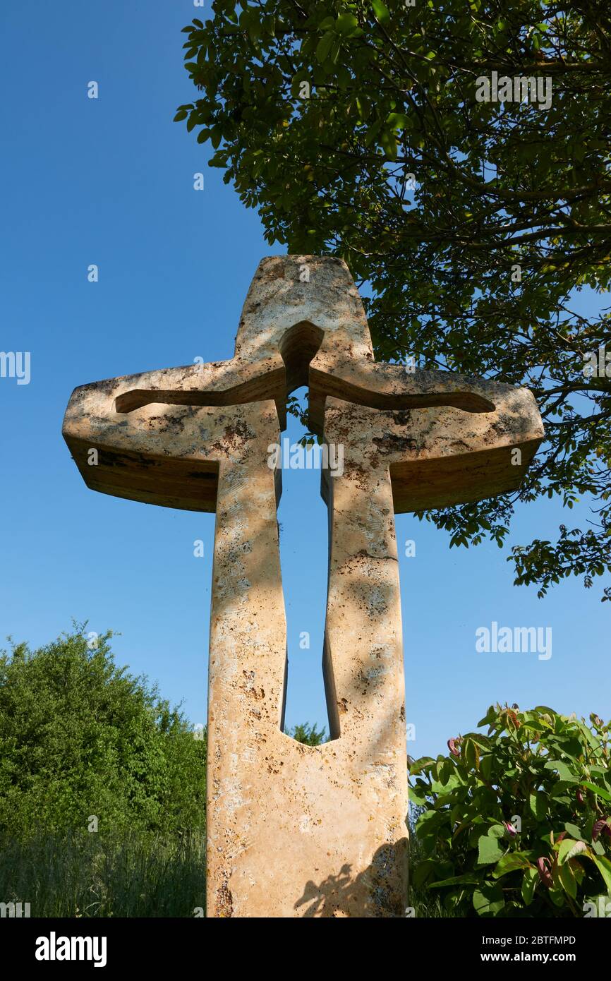 Cross cemetery religious religion crucifix inspirational hi-res stock ...
