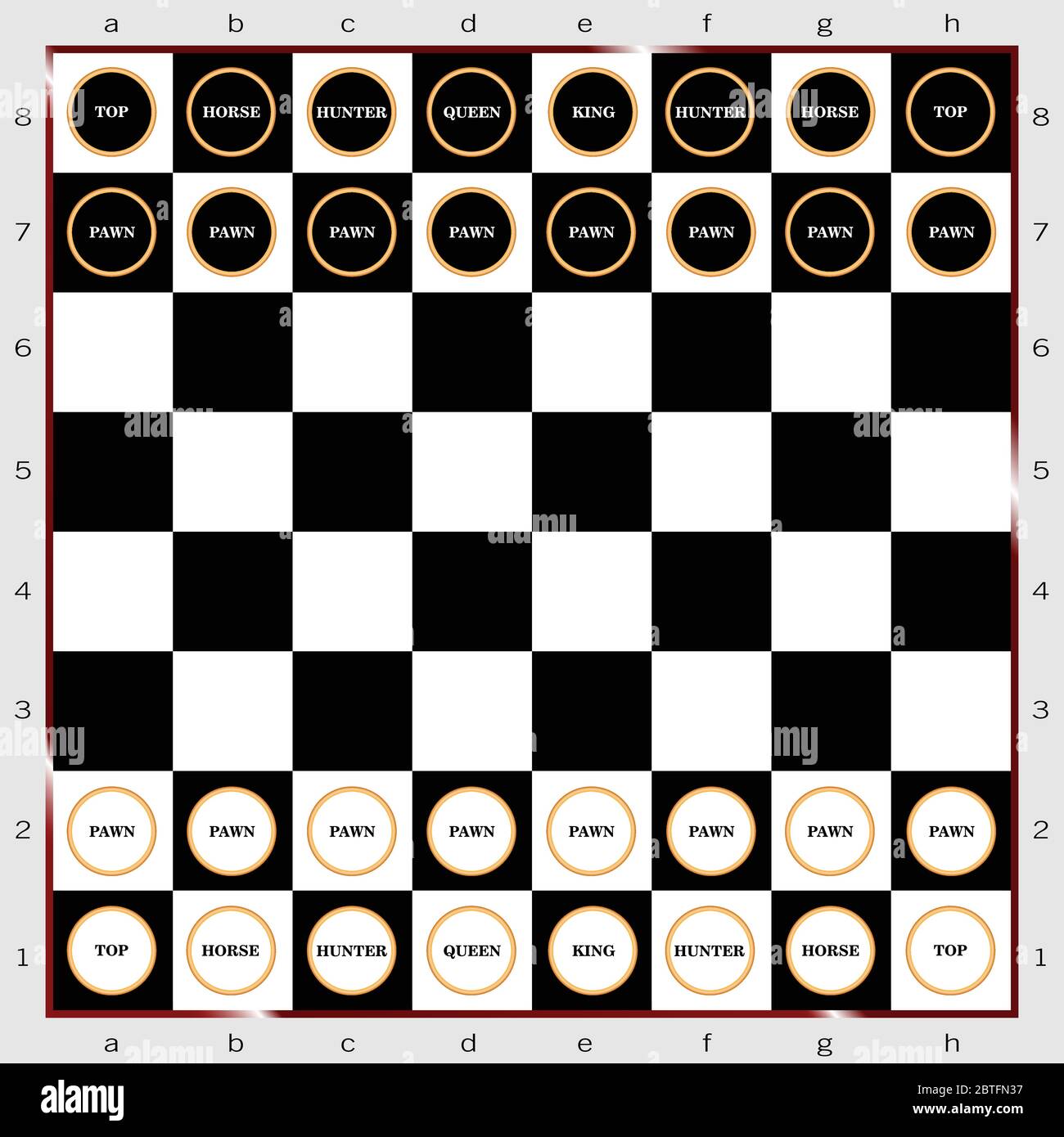 chess sign and icon vector illustration in color with chess pawn Stock ...