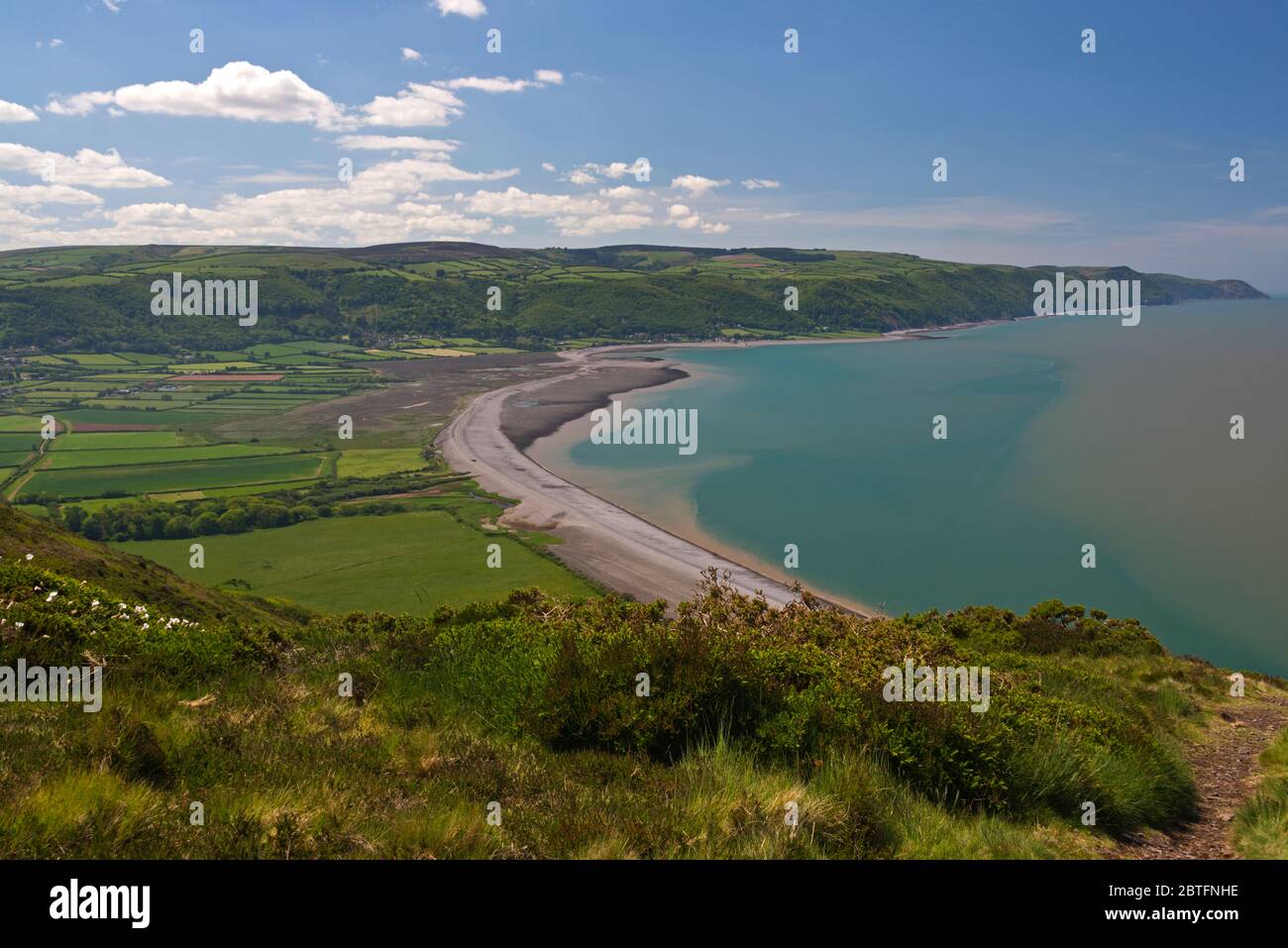Bossington hill path hi-res stock photography and images - Alamy