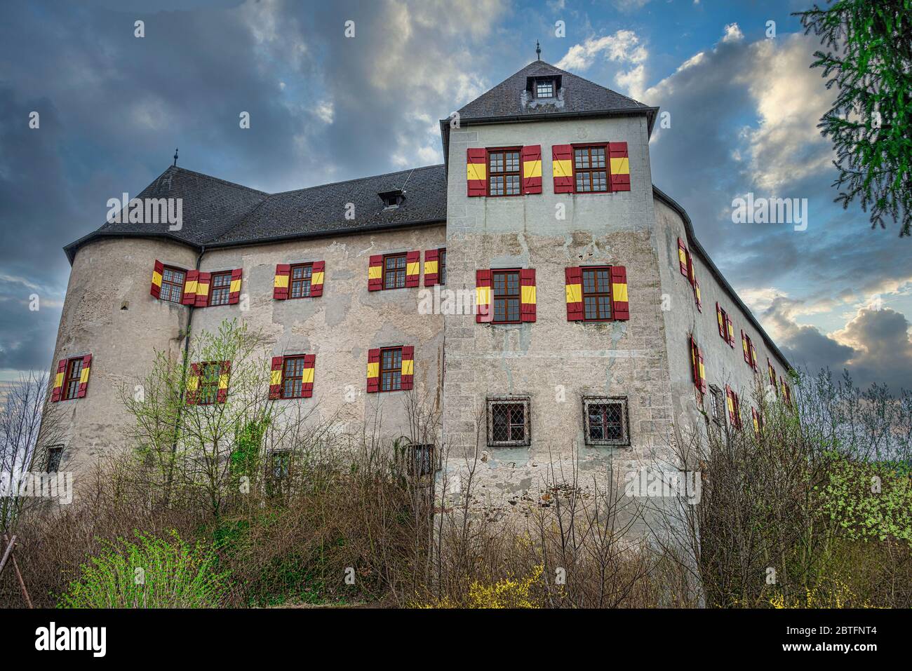Austria, castle Lockenhaus in Burgenland Stock Photo - Alamy
