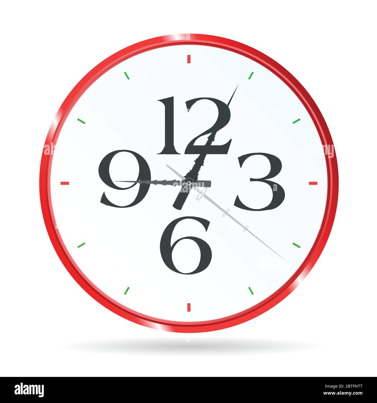 Four o clock Stock Vector Images - Alamy