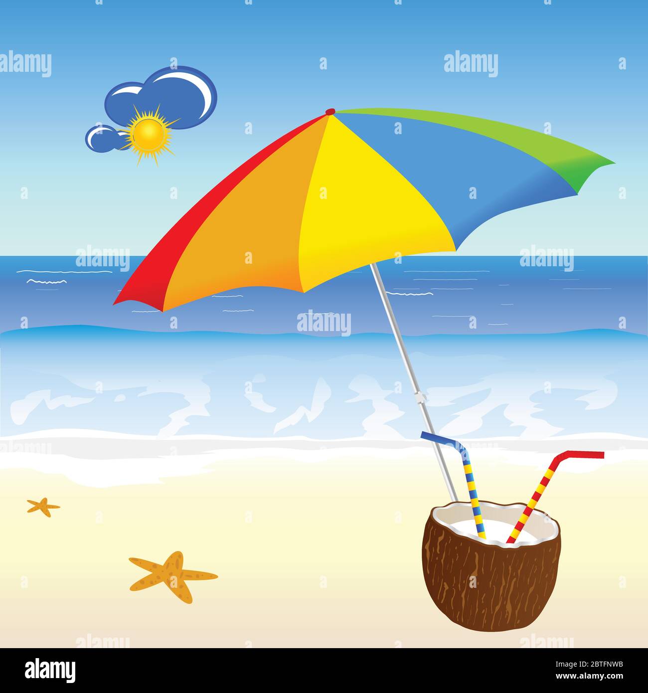 Ocean of milk vector vectors Stock Vector Images - Alamy