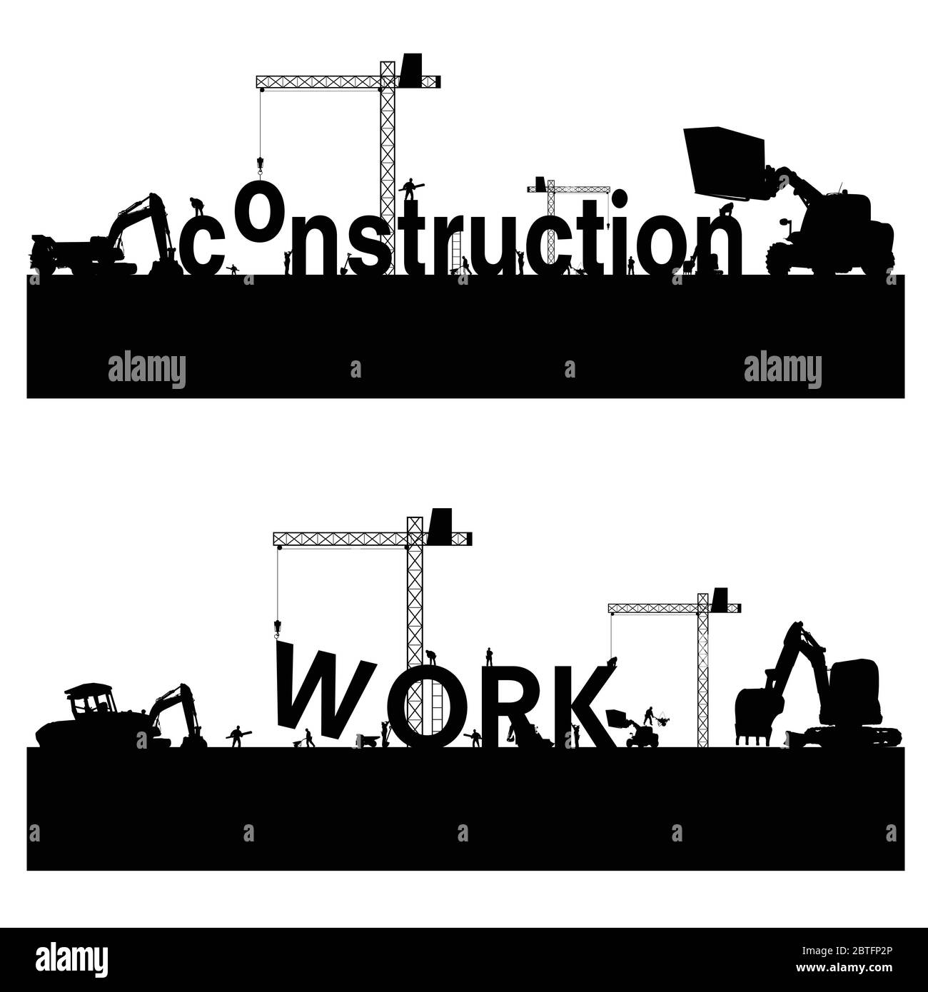 construction work vector illustration Stock Vector Image & Art - Alamy