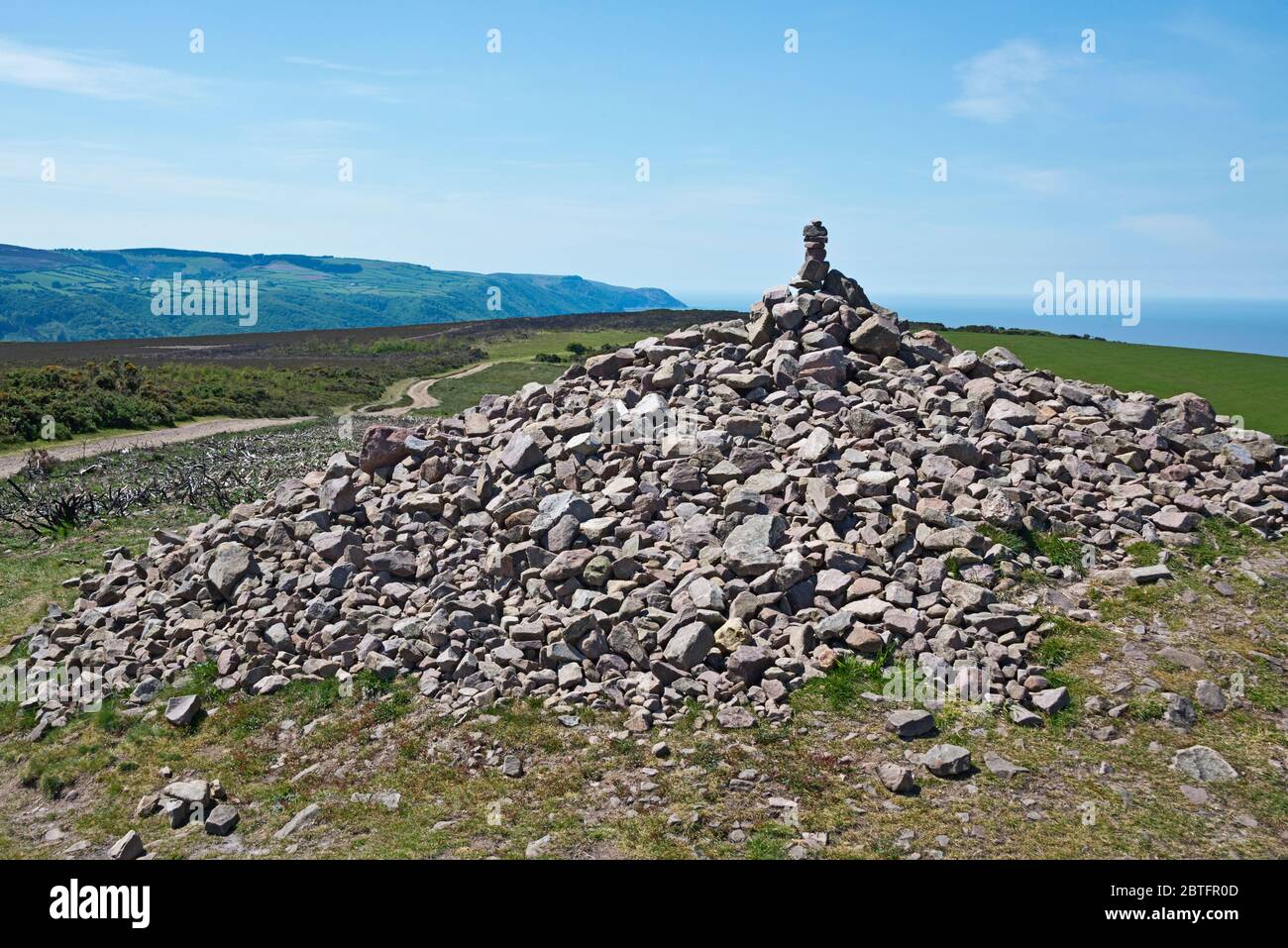 Selworthy beacon cairn hi-res stock photography and images - Alamy