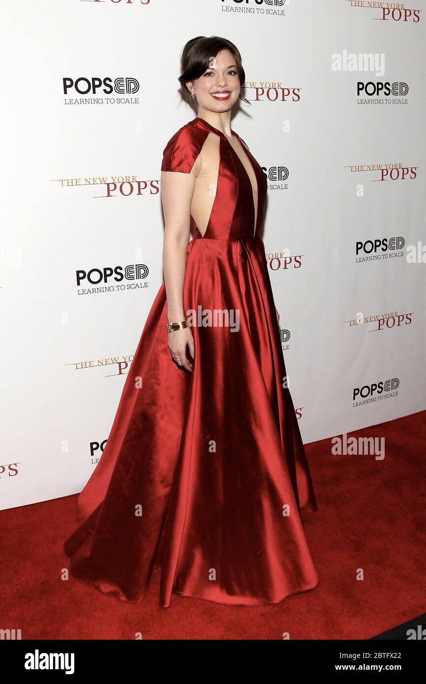 New York, NY, USA. 4 May, 2015. Margo Seibert at the New York Pops 32nd ...