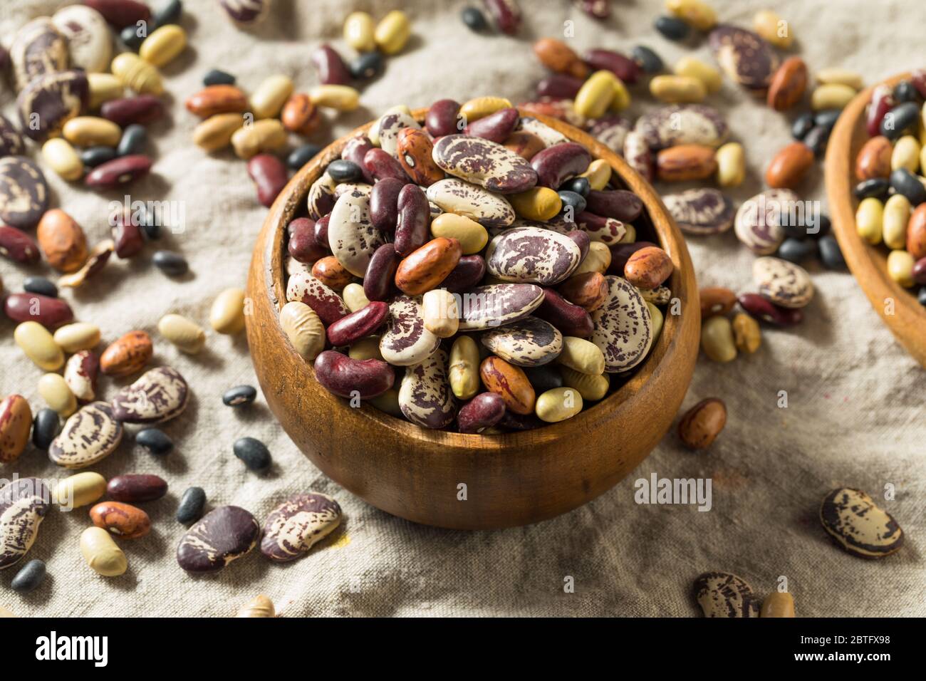 Raw Dried Organic Bean Assortment Ready to Cook Stock Photo - Alamy