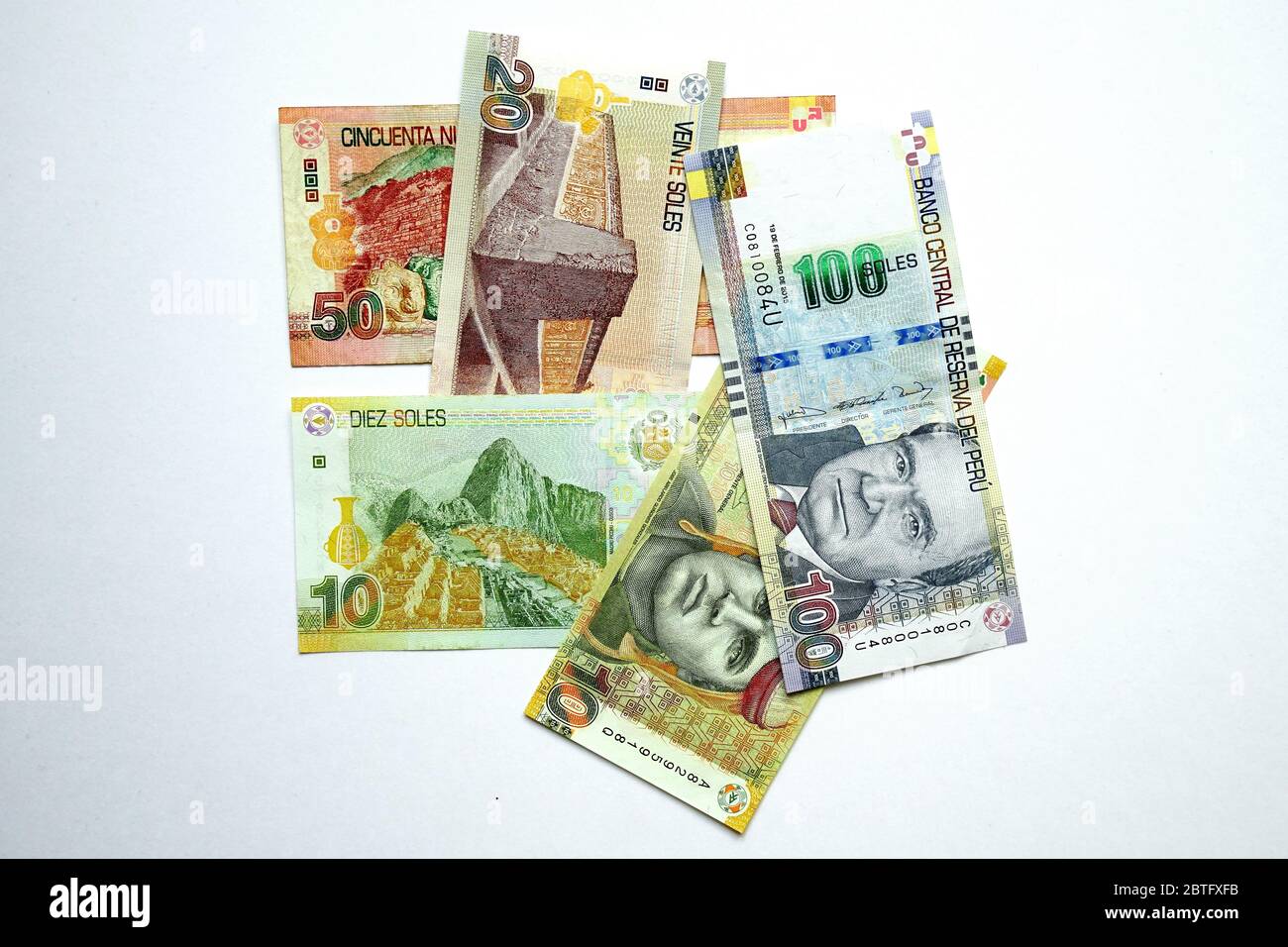 Peruvian sol, Peruvian currency, Peruanischer Sol, banknote, PEN, Peru ...