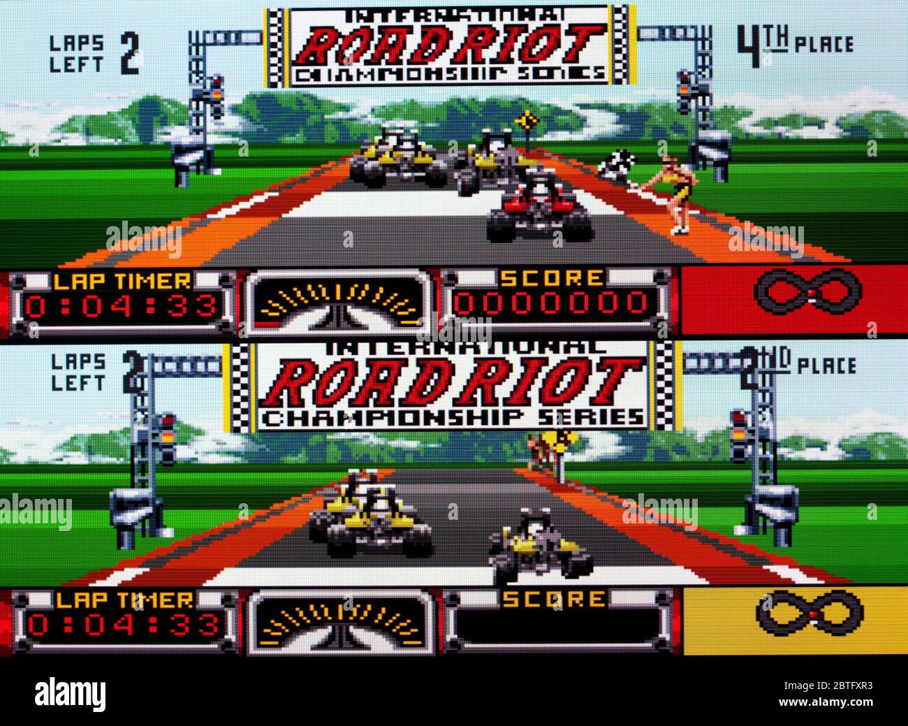 Road Riot 4WD - SNES Super Nintendo - Editorial use only Stock Photo ...