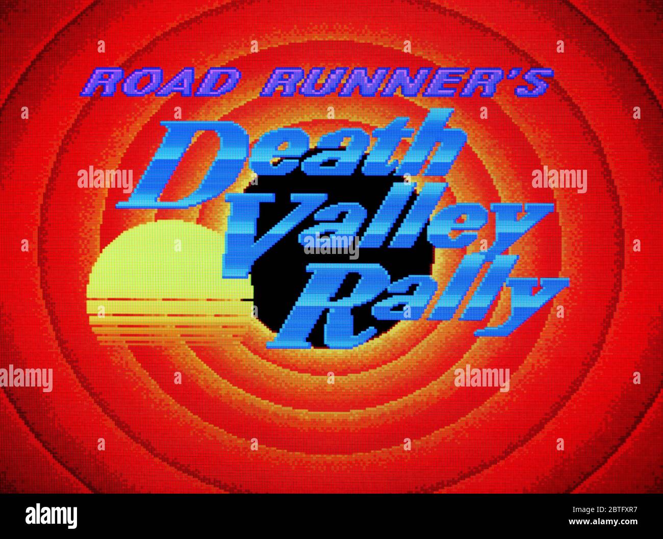 Road Runner's Death Valley Rally - SNES Super Nintendo - Editorial use ...