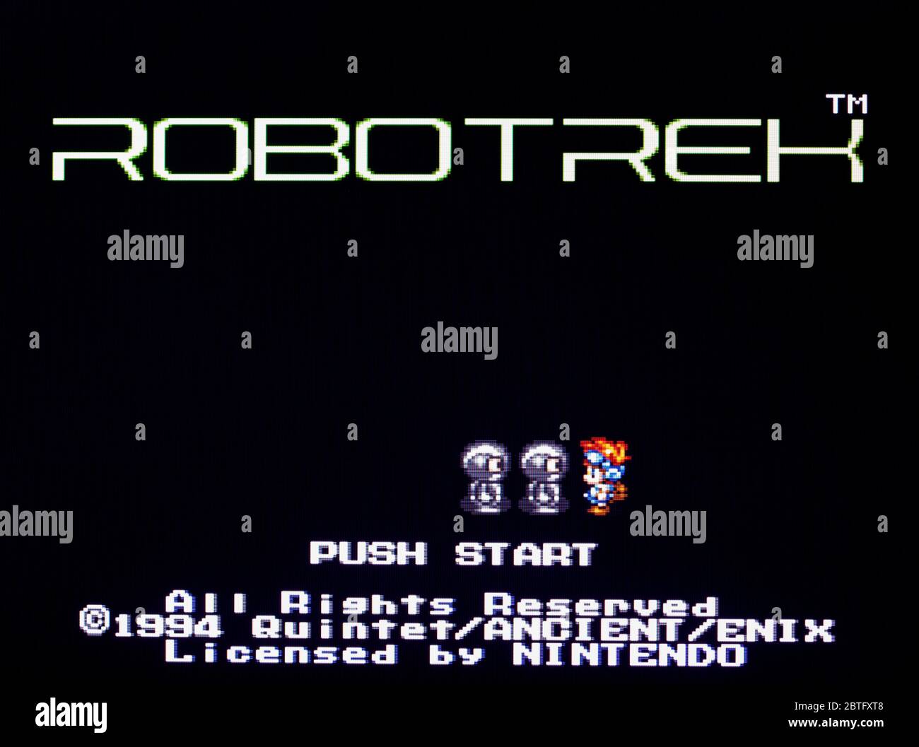 Robotrek - SNES Super Nintendo - Editorial use only Stock Photo - Alamy