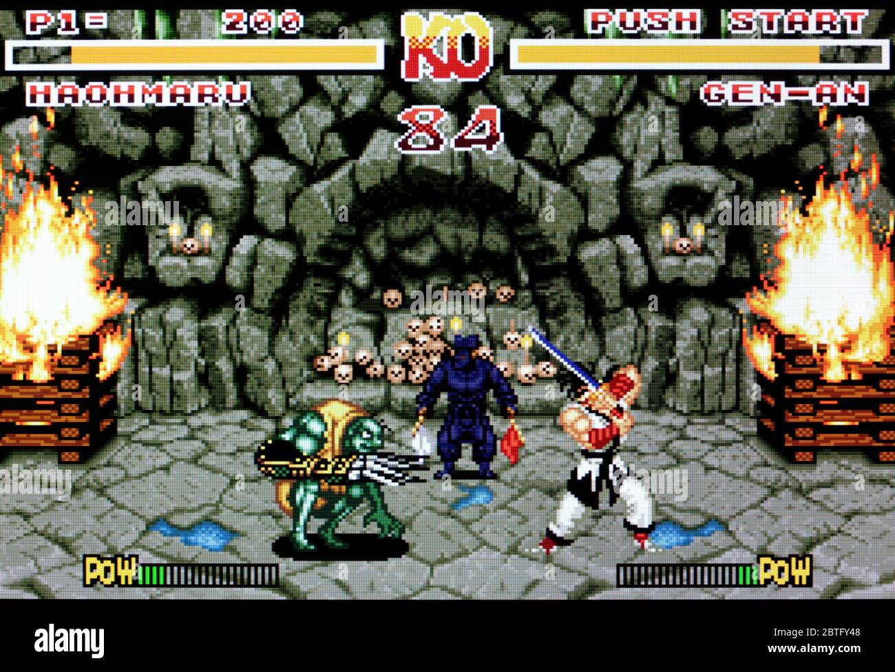 Samurai Showdown - SNES Super Nintendo - Editorial use only Stock Photo ...