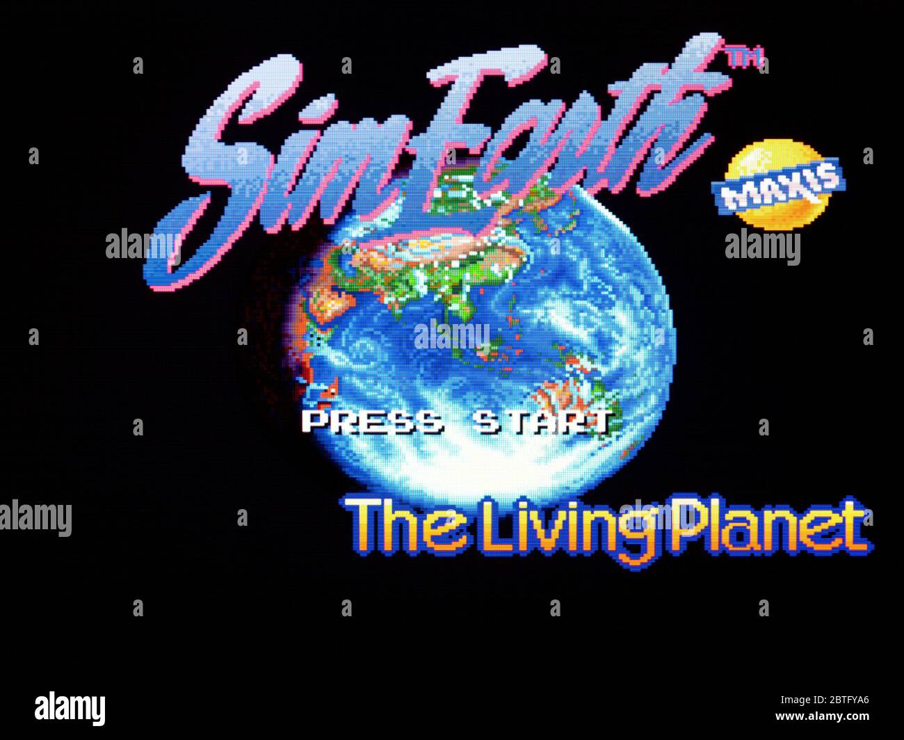 Sim Earth - SNES Super Nintendo - Editorial use only Stock Photo - Alamy