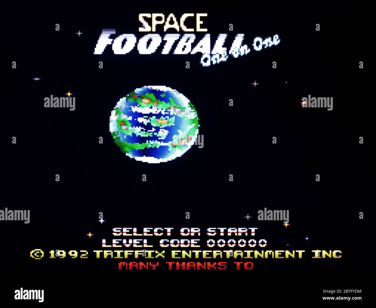 Space Football One on One - SNES Super Nintendo - Editorial use only ...