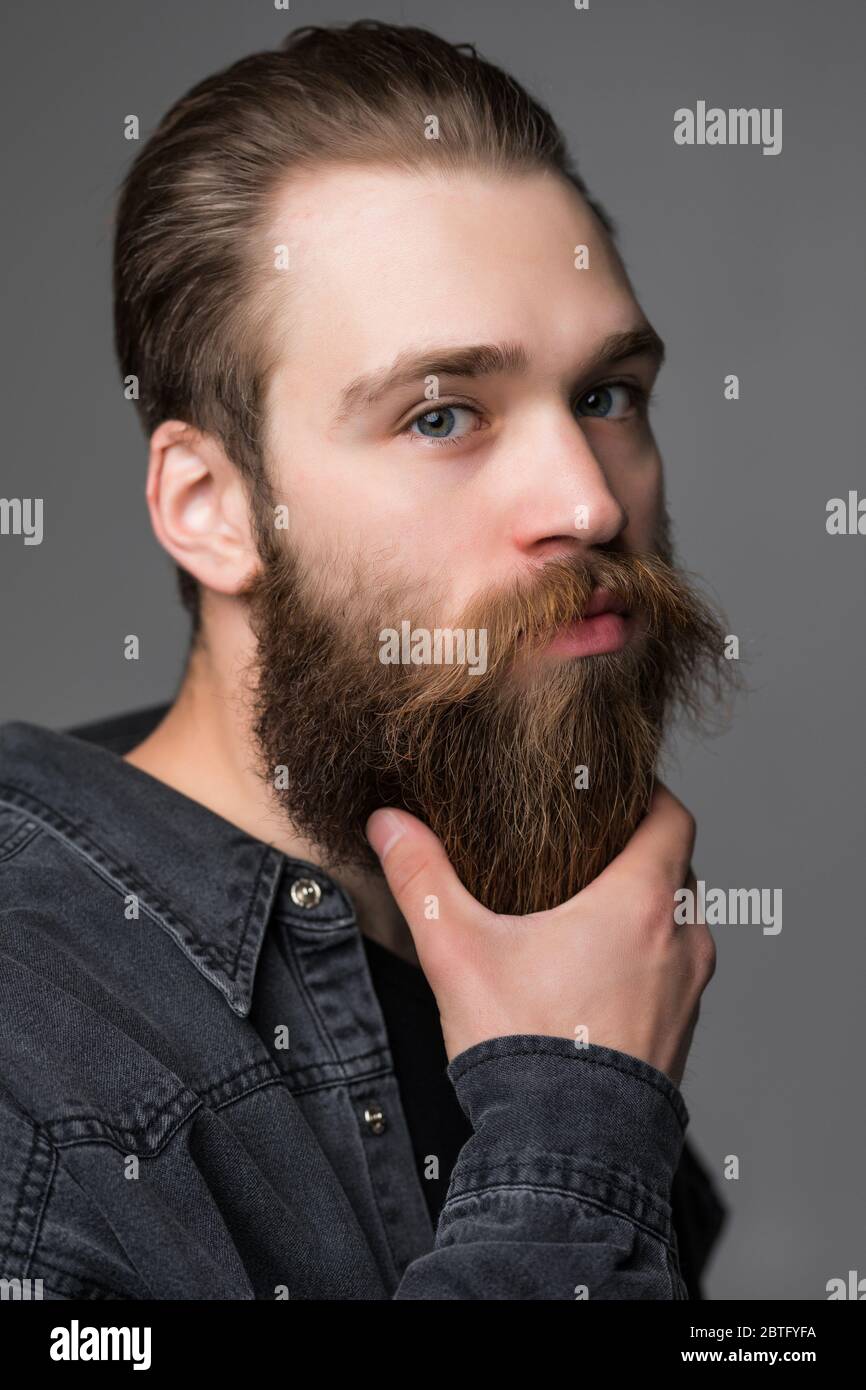 Overgrown mustache hi-res stock photography and images - Alamy