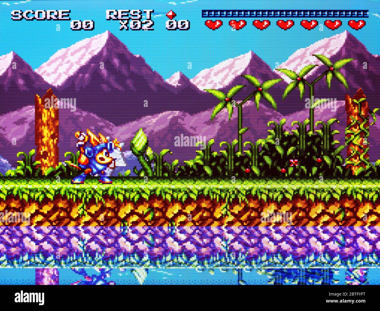 Sparkster - SNES Super Nintendo - Editorial use only Stock Photo - Alamy