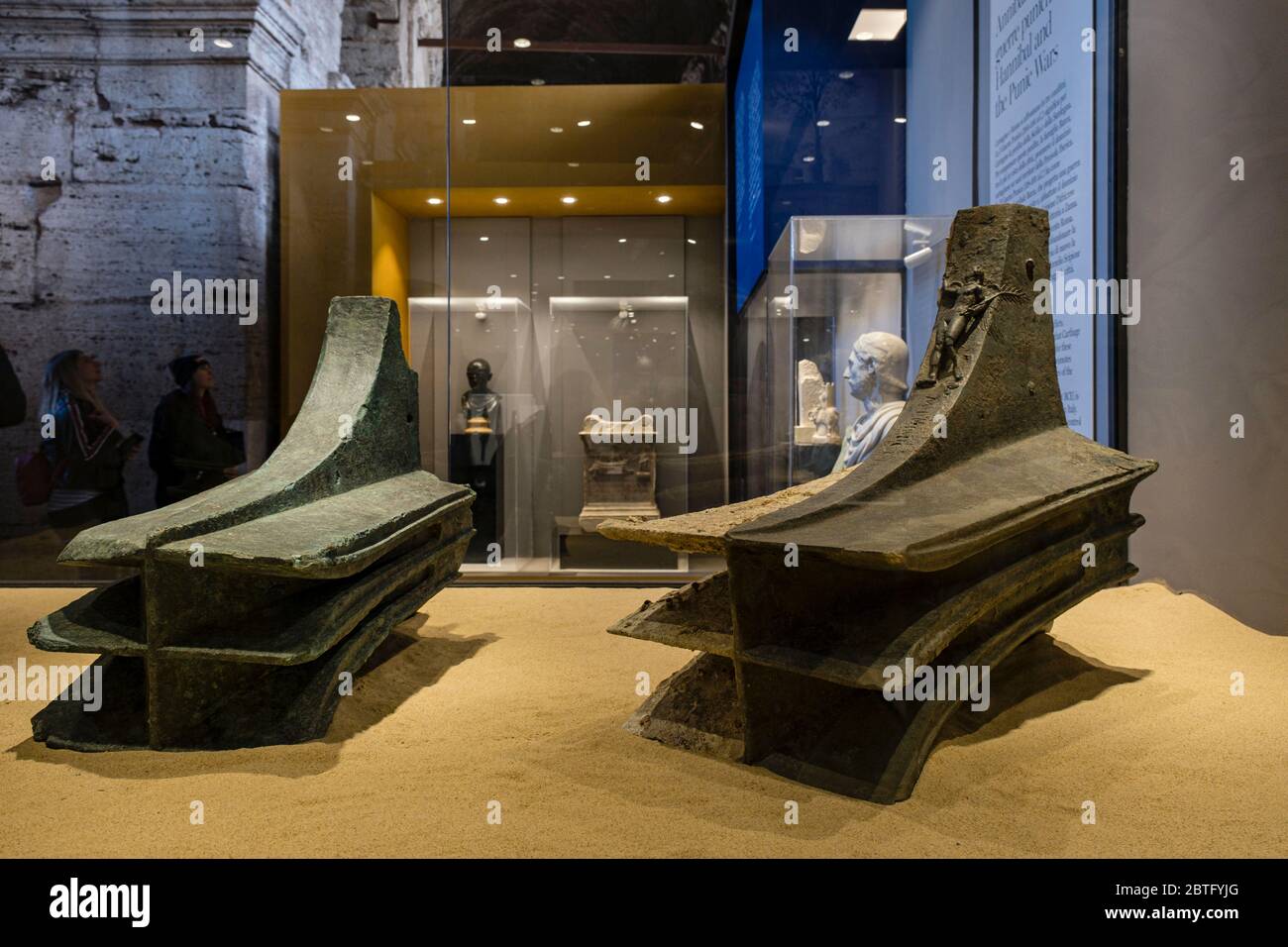 punic ships rostrum, from area of the battle of Egadi islands, 3rd cent ...