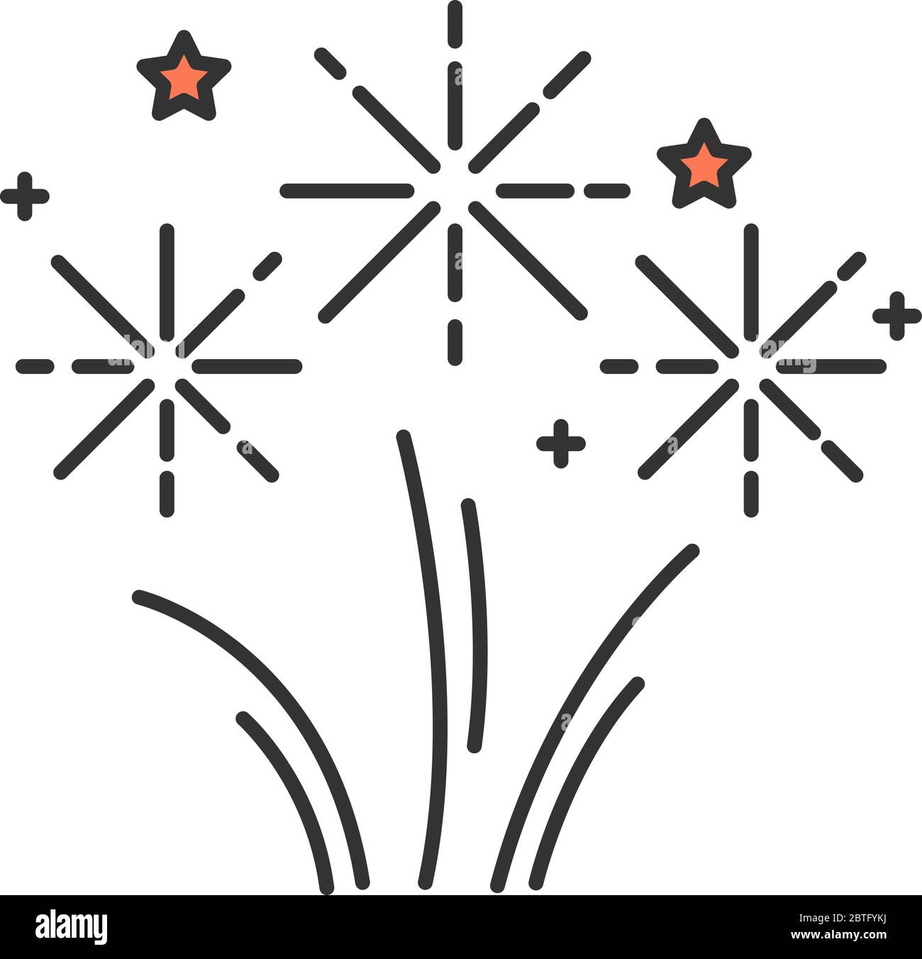 Fireworks RGB color icon Stock Vector Image & Art - Alamy
