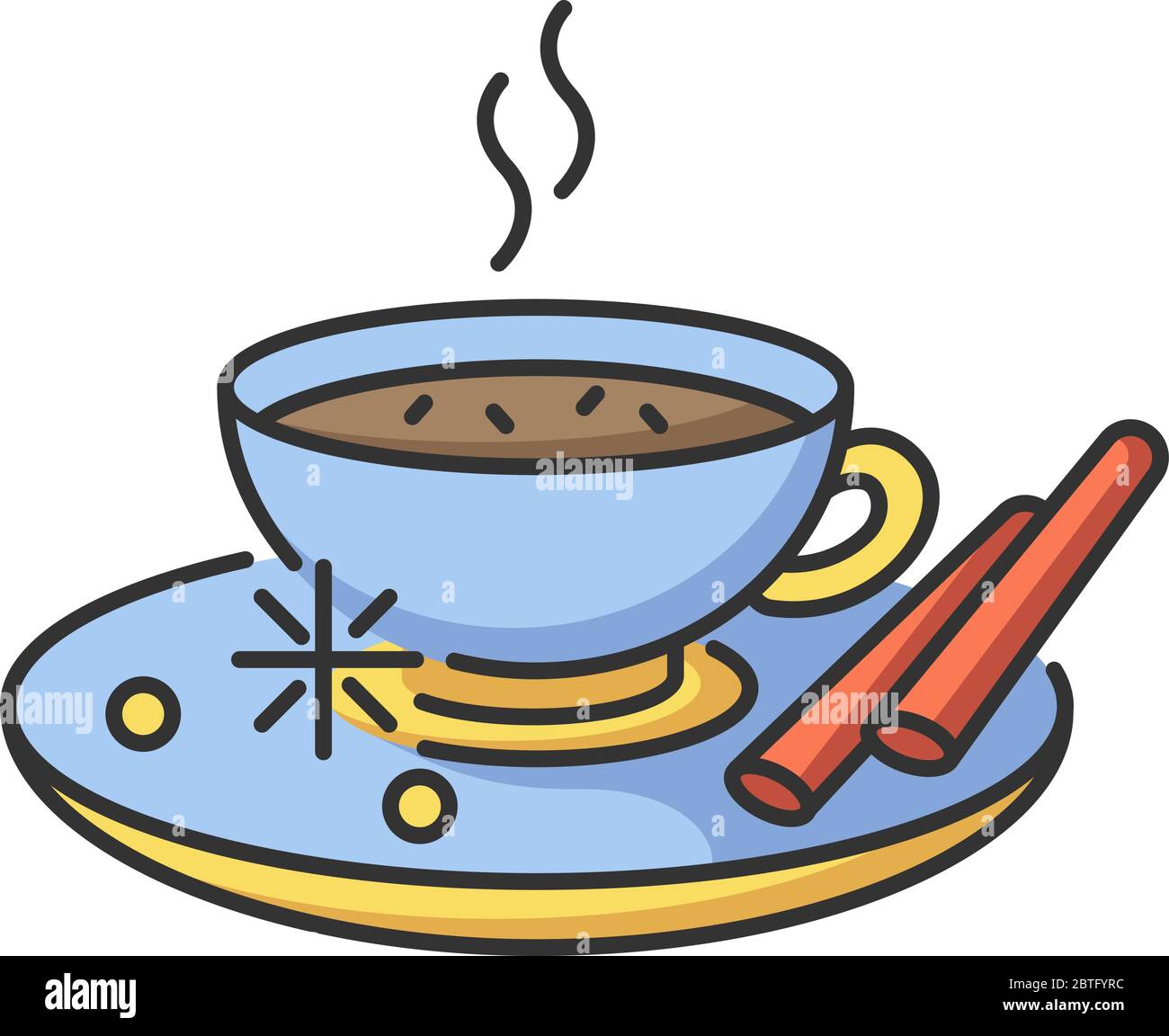 Masala chai RGB color icon Stock Vector Image & Art - Alamy