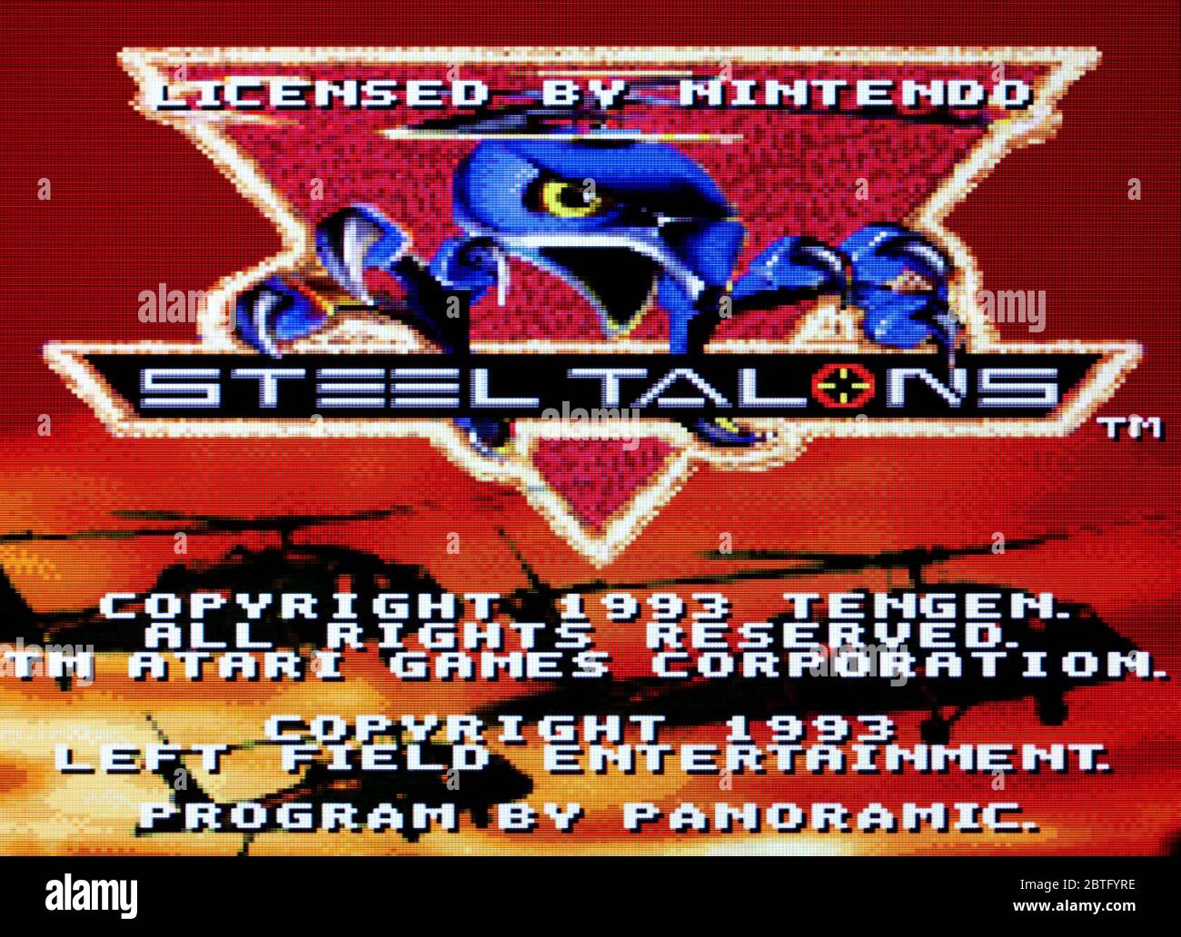 Steel Talons - SNES Super Nintendo - Editorial use only Stock Photo - Alamy