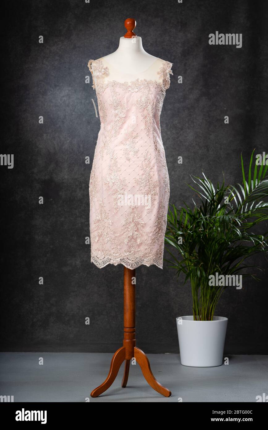 Evening dress on a mannequin Stock Photo - Alamy