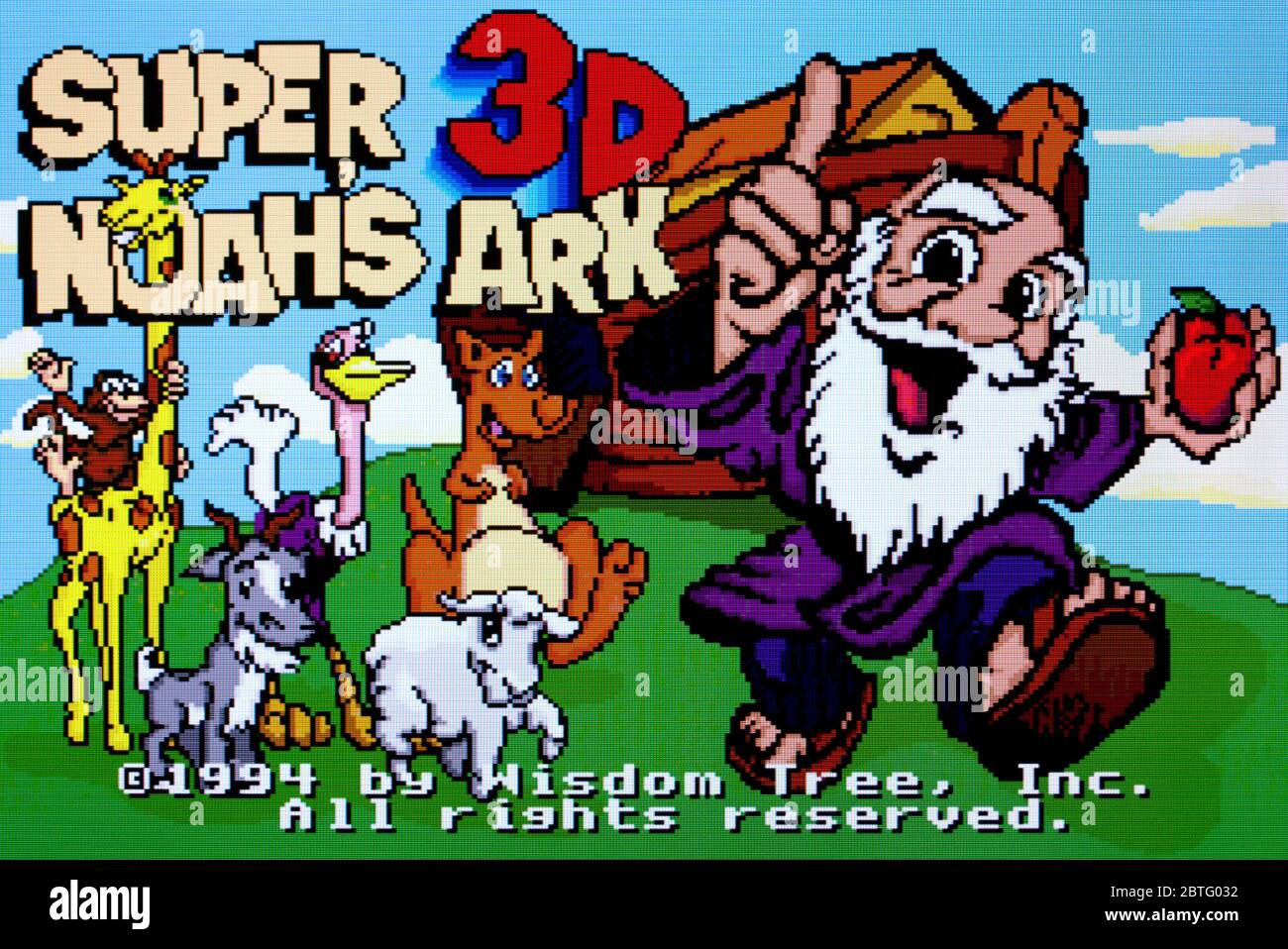 Super Noahs Ark 3D Wisdom Tree - SNES Super Nintendo - Editorial use ...