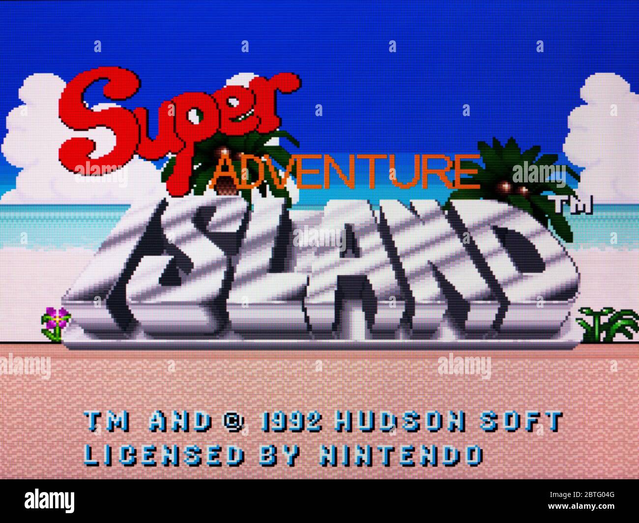 Super Adventure Island - SNES Super Nintendo - Editorial use only Stock ...