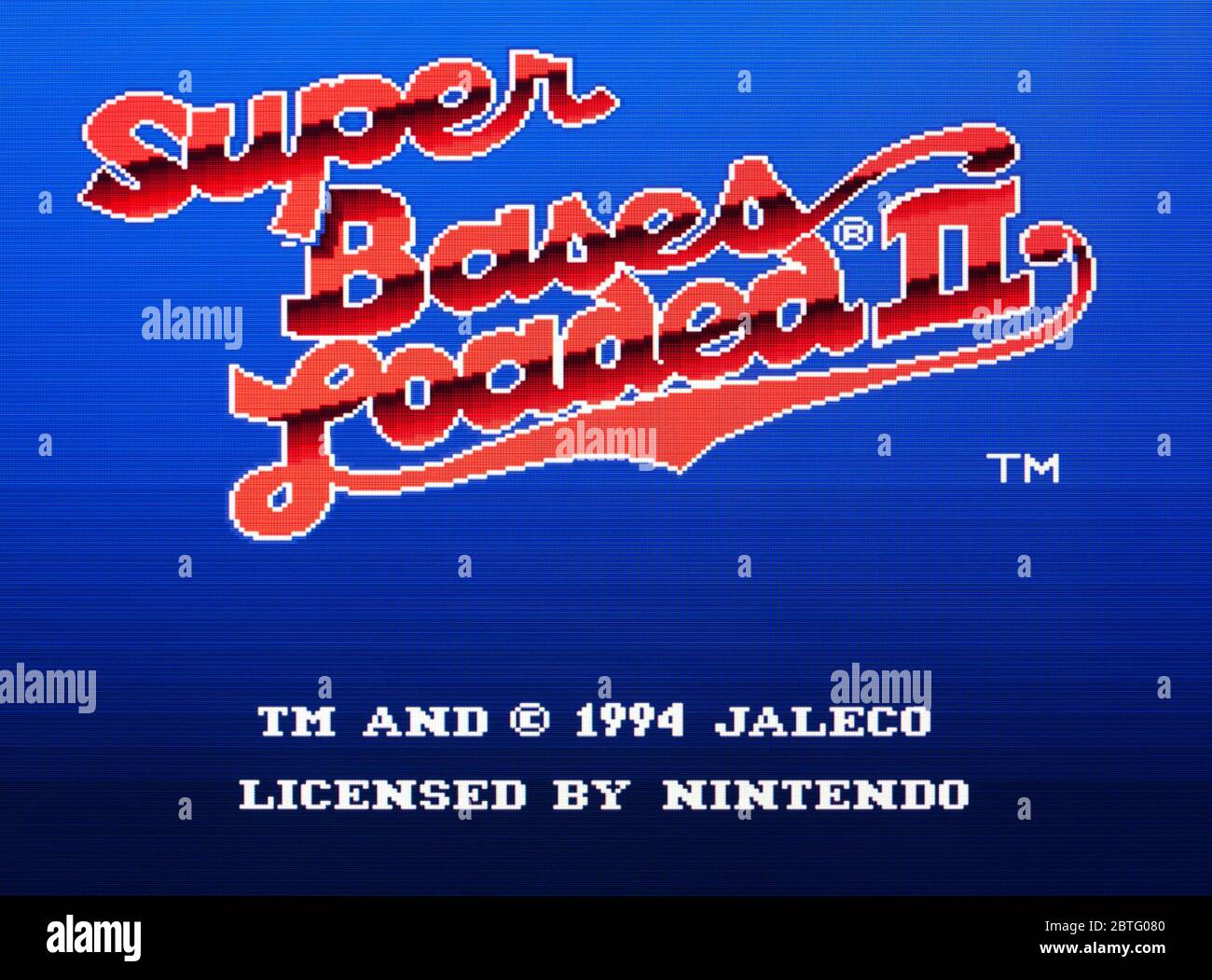 Super Bases Loaded II 2 - SNES Super Nintendo - Editorial use only ...