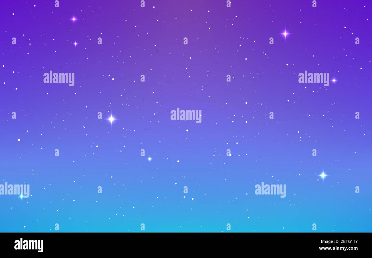 Space background. Soft purple cosmos with stardust. Magic infinite ...