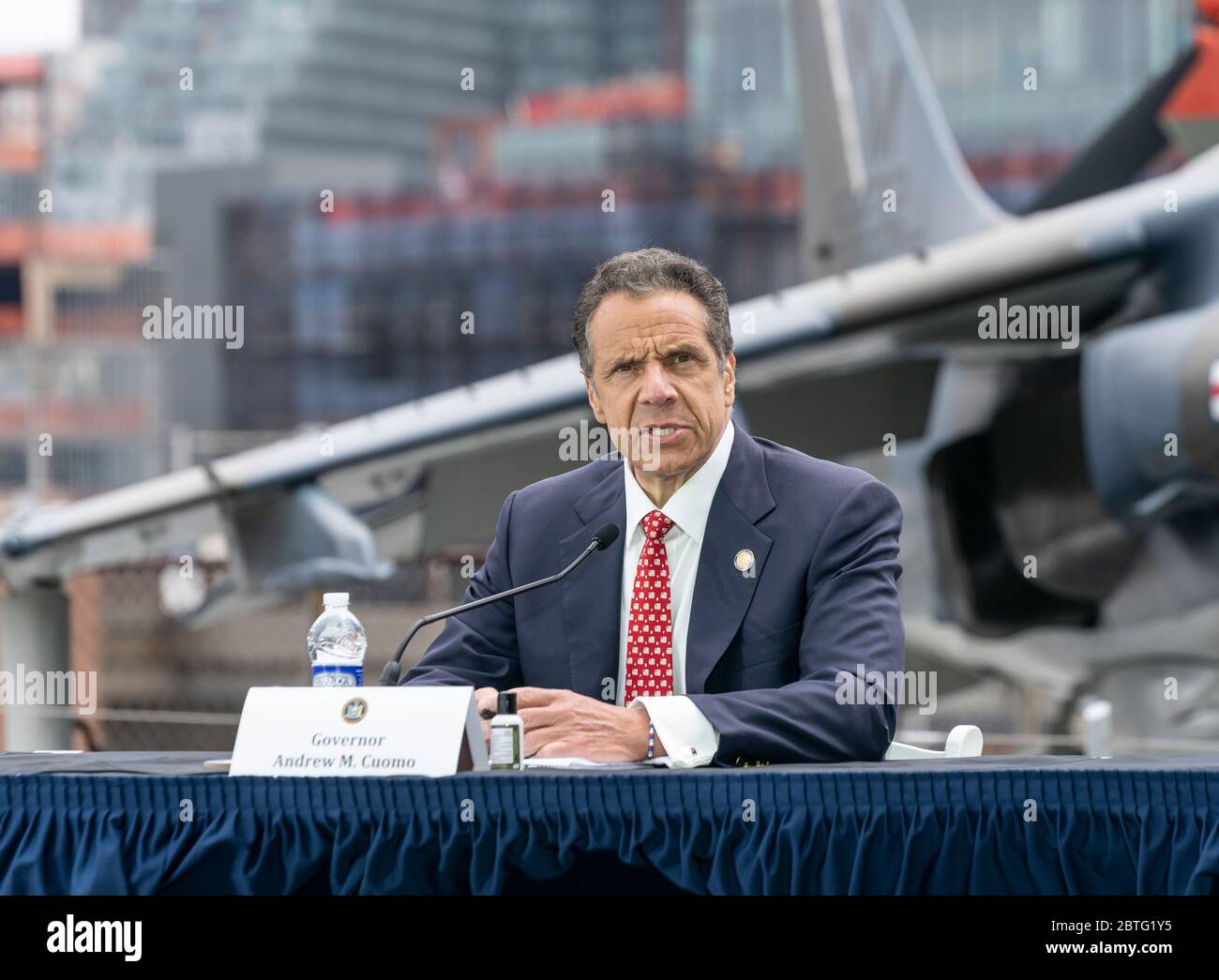 New York, NY - May 25, 2020: Governor Cuomo Makes an Announcement and ...